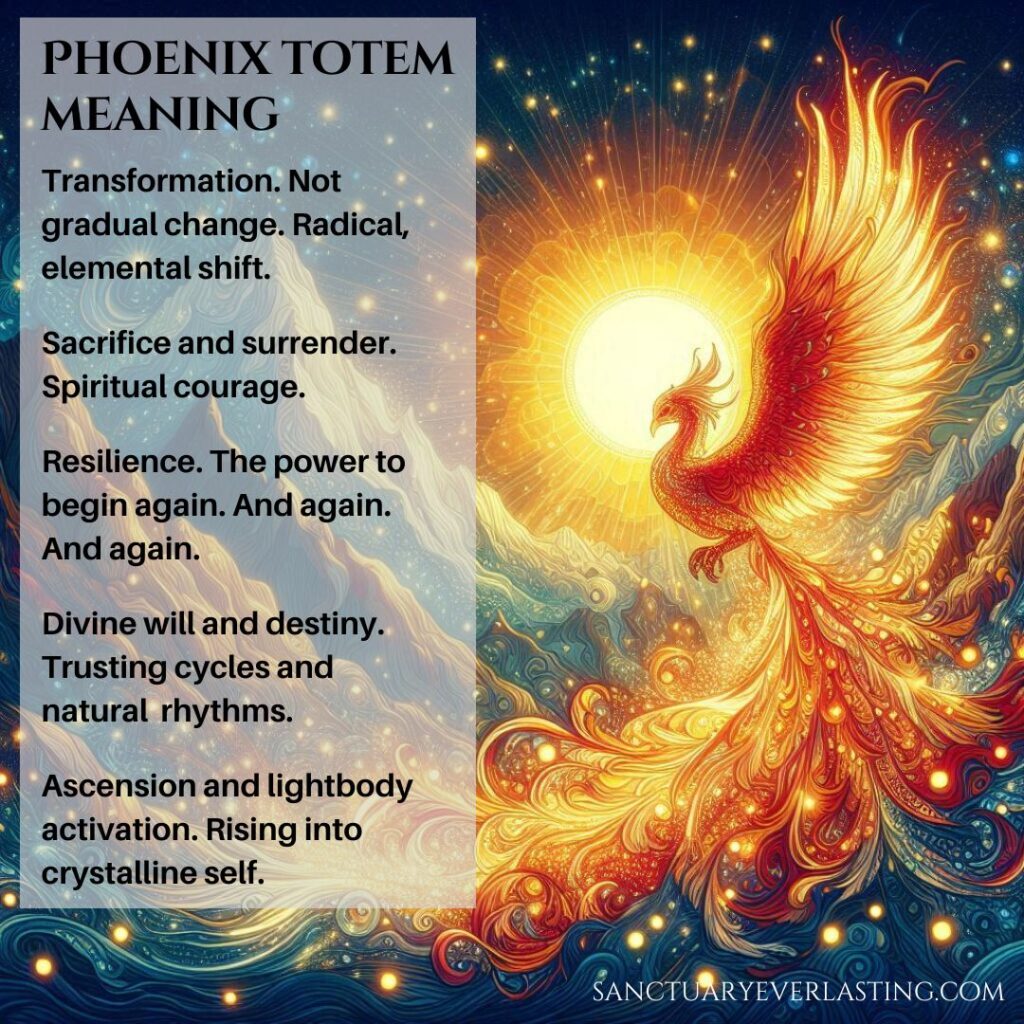 The Meaning of the Phoenix Totem - Sanctuary Everlasting