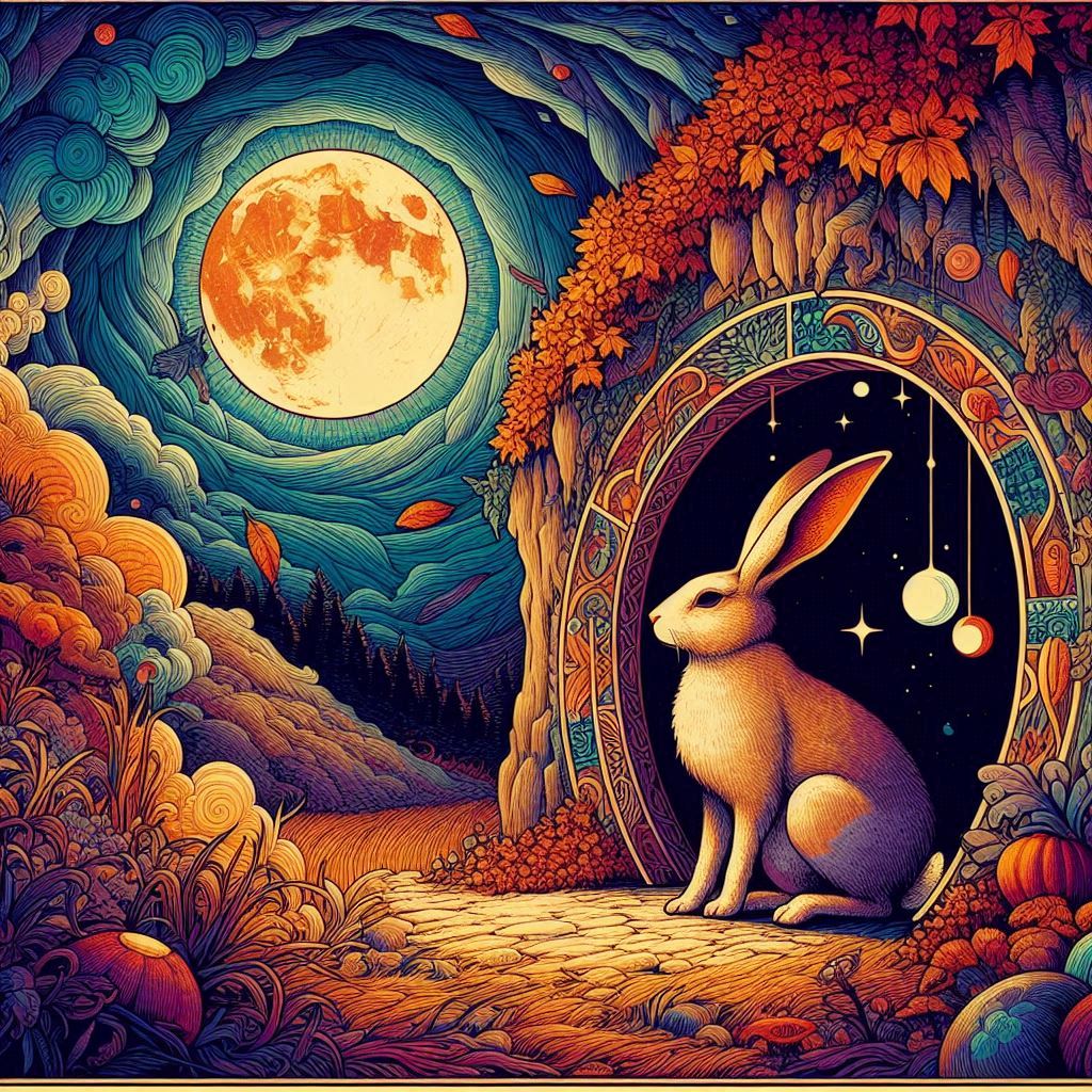 The Hare in the Moon: Folklore and Totem Meaning for the Harvest Season ...