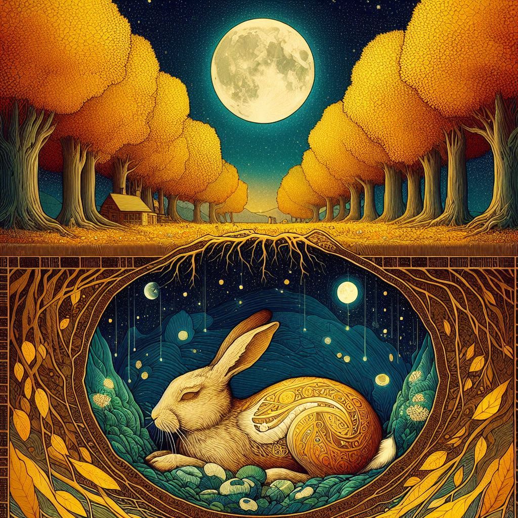 The Hare in the Moon: Folklore and Totem Meaning for the Harvest Season ...