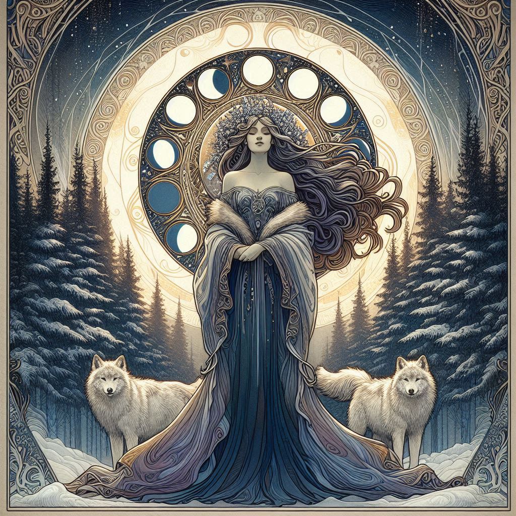 The Spiritual Meaning of the Wolf Moon (January's Full Moon) - Sanctuary Everlasting