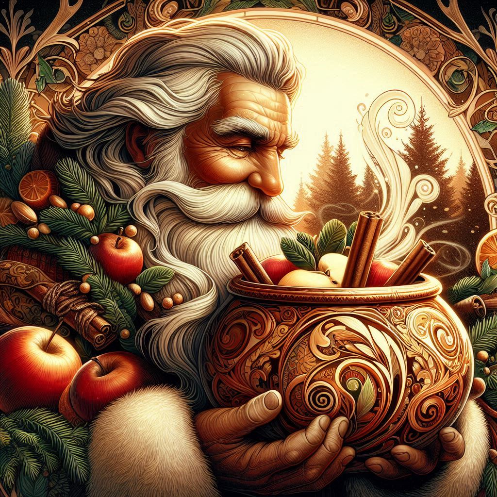 Old Father Christmas: The Green-Robed Winter Spirit Who Existed Before ...