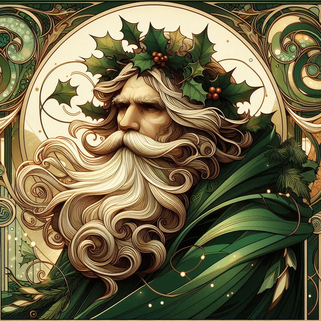 Old Father Christmas: The Green-Robed Winter Spirit Who Existed Before ...
